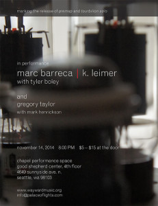 Playing live with Marc Barreca and K. Leimer | Tyler Boley